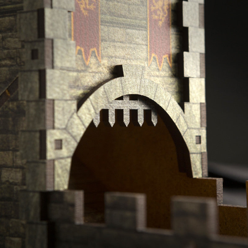 Medieval Dice Tower - Coloured| Campaign Supplies